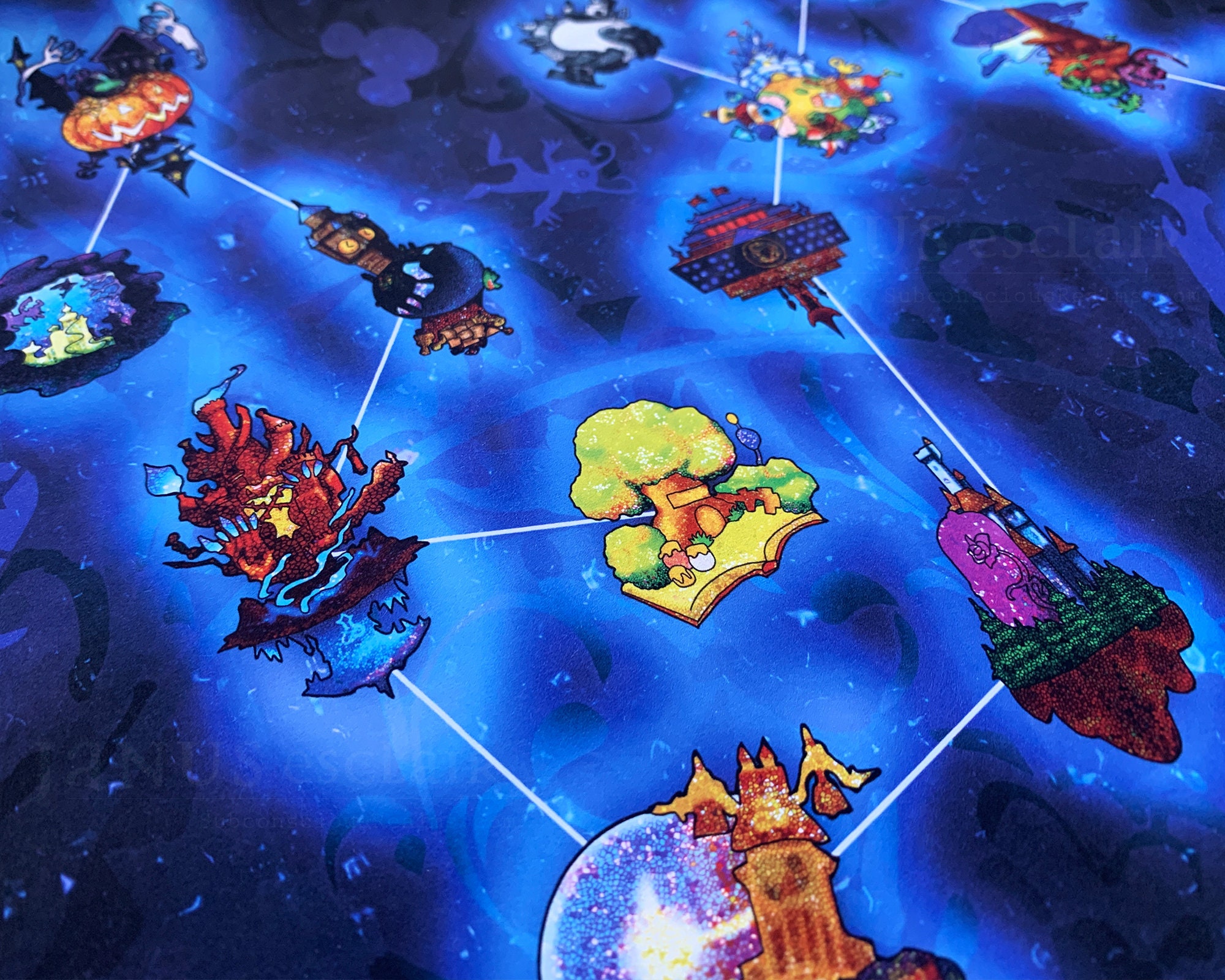 Kingdom Hearts Celestial Map Art Print - Etsy