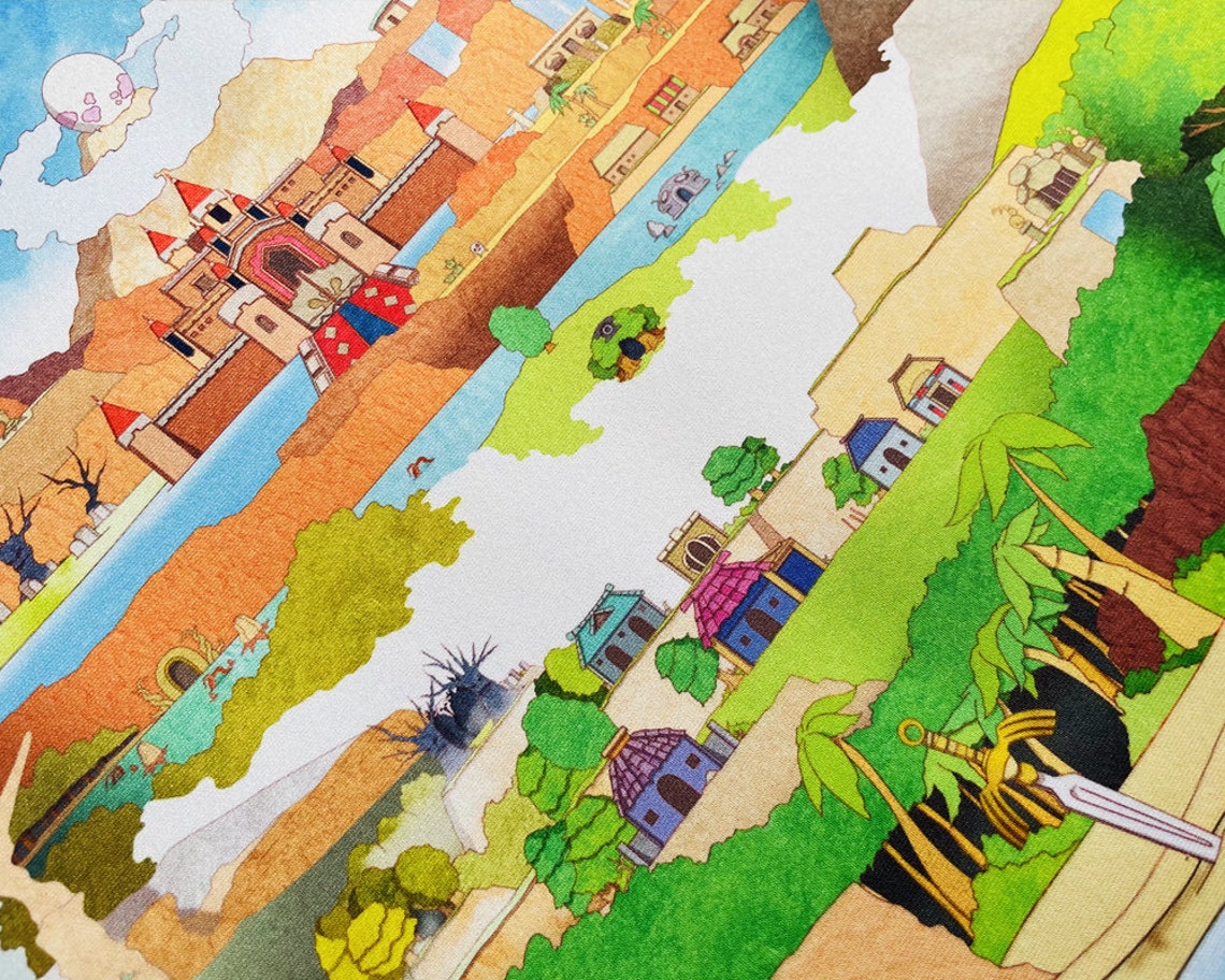 Legend of Zelda Desk Mat - Etsy