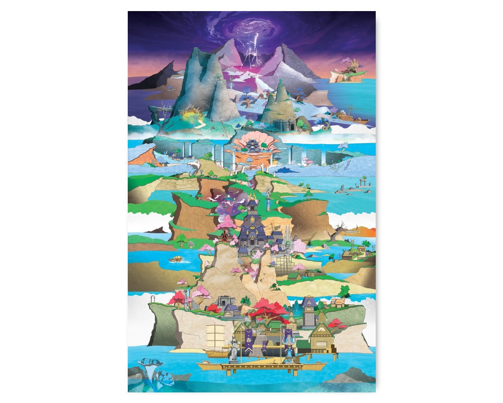 Genshin Inazuma Art Print - Etsy