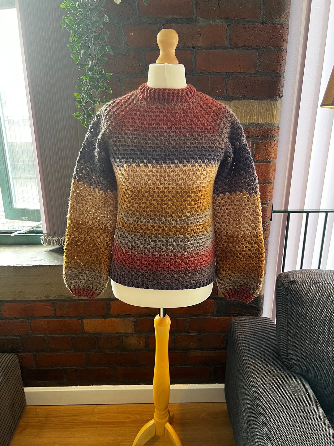 Womens Crochet Jumper, Handmade Crochet Jumper. Handmade Jumper ...