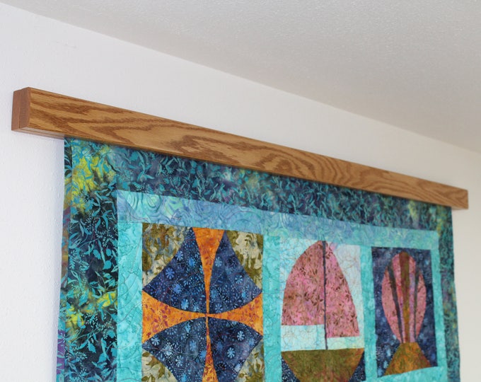 Quilt Hangers 26 to 32 Inch Knobbles Modern Compression Style Hanger ...