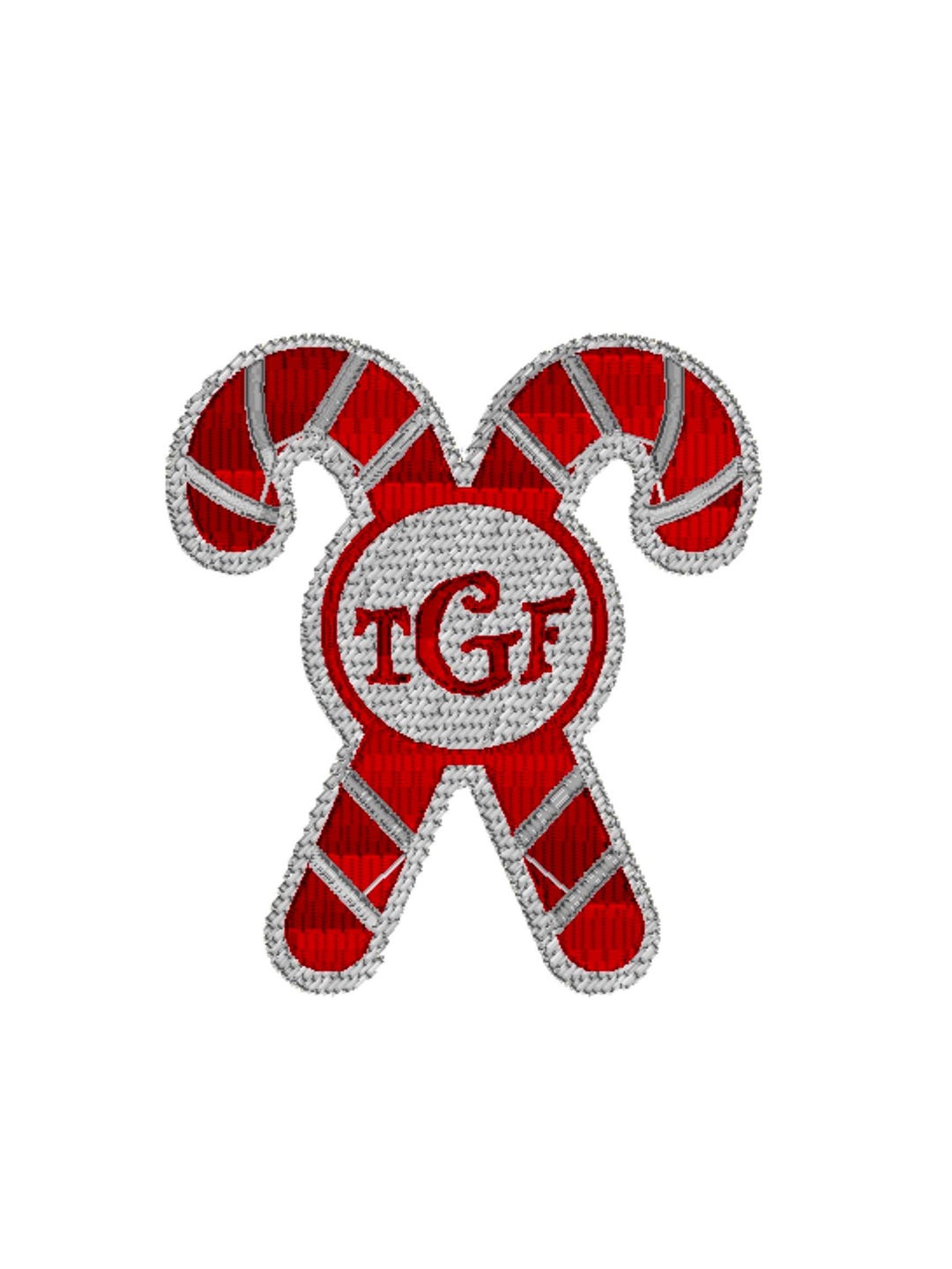 Personalized Candy Cane Embroidered Iron on Patch - Etsy