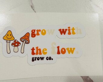 Grow With the Flow Sticker - Etsy