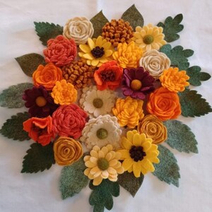 marigold leaf arrangement