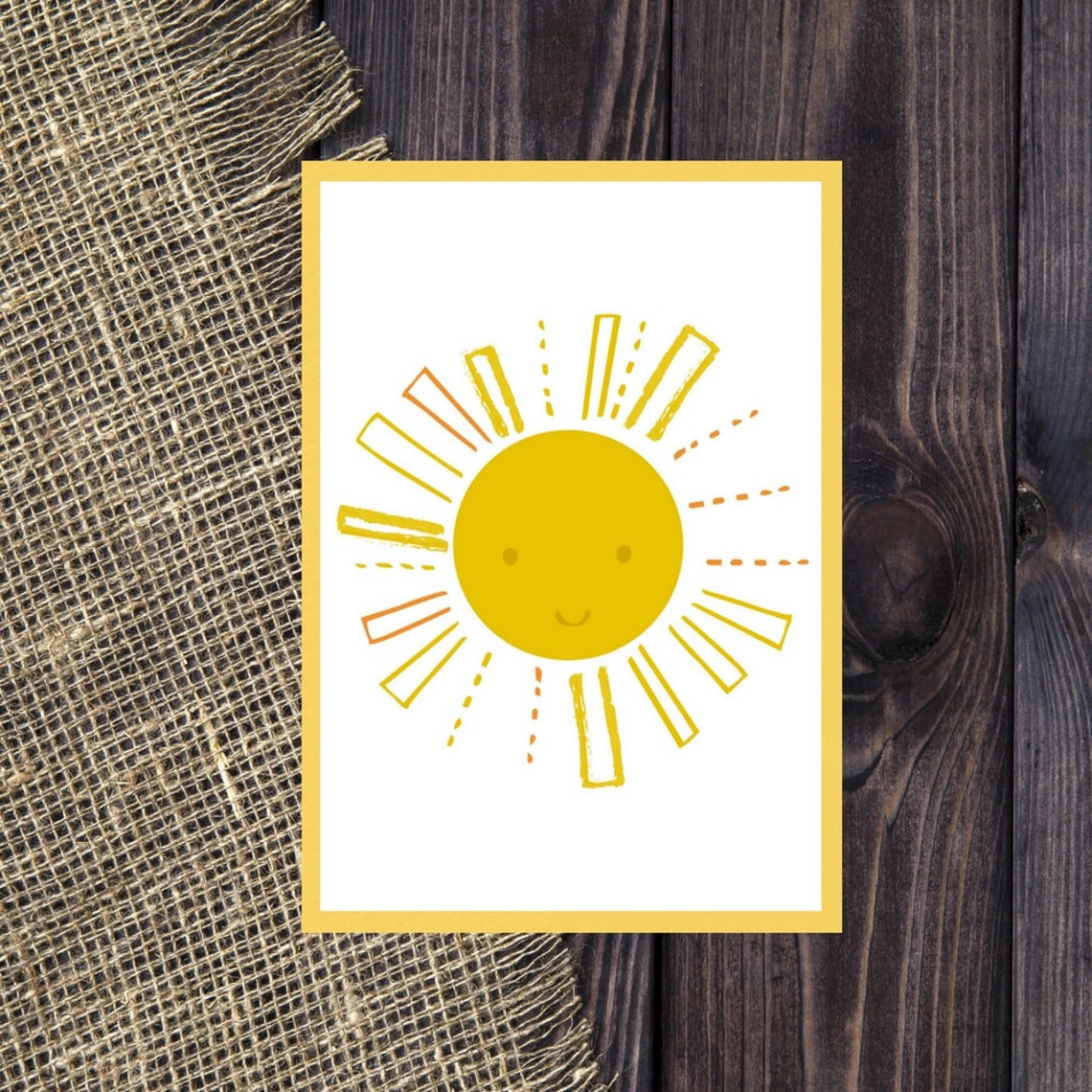 Printable Sunshine Theme Wall Art Set of 3 Downloadable Prints | Etsy