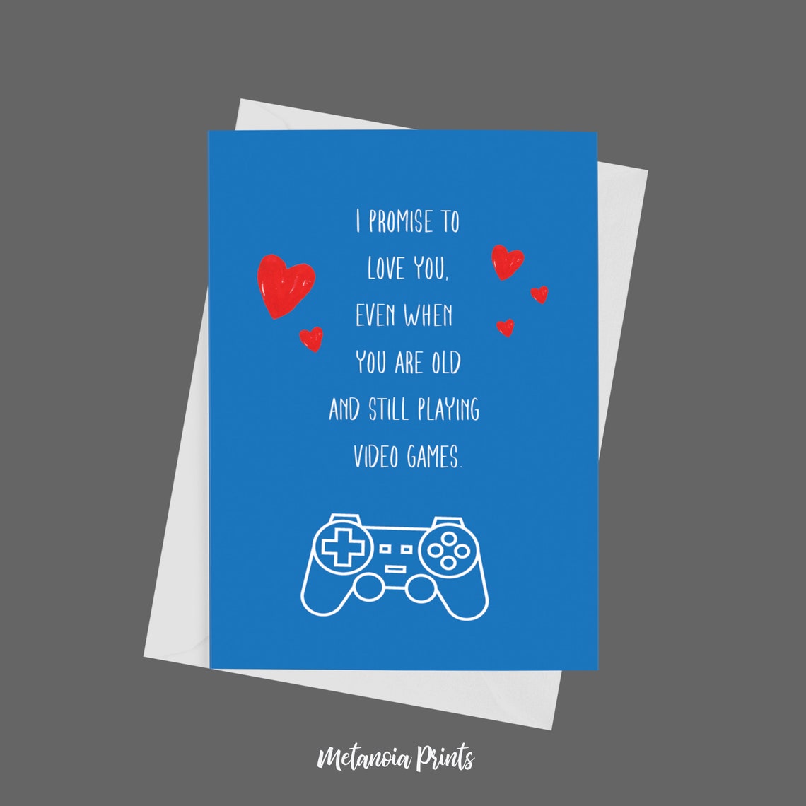 Printable Gamer Valentines Day Card Instant Digital Download - Etsy