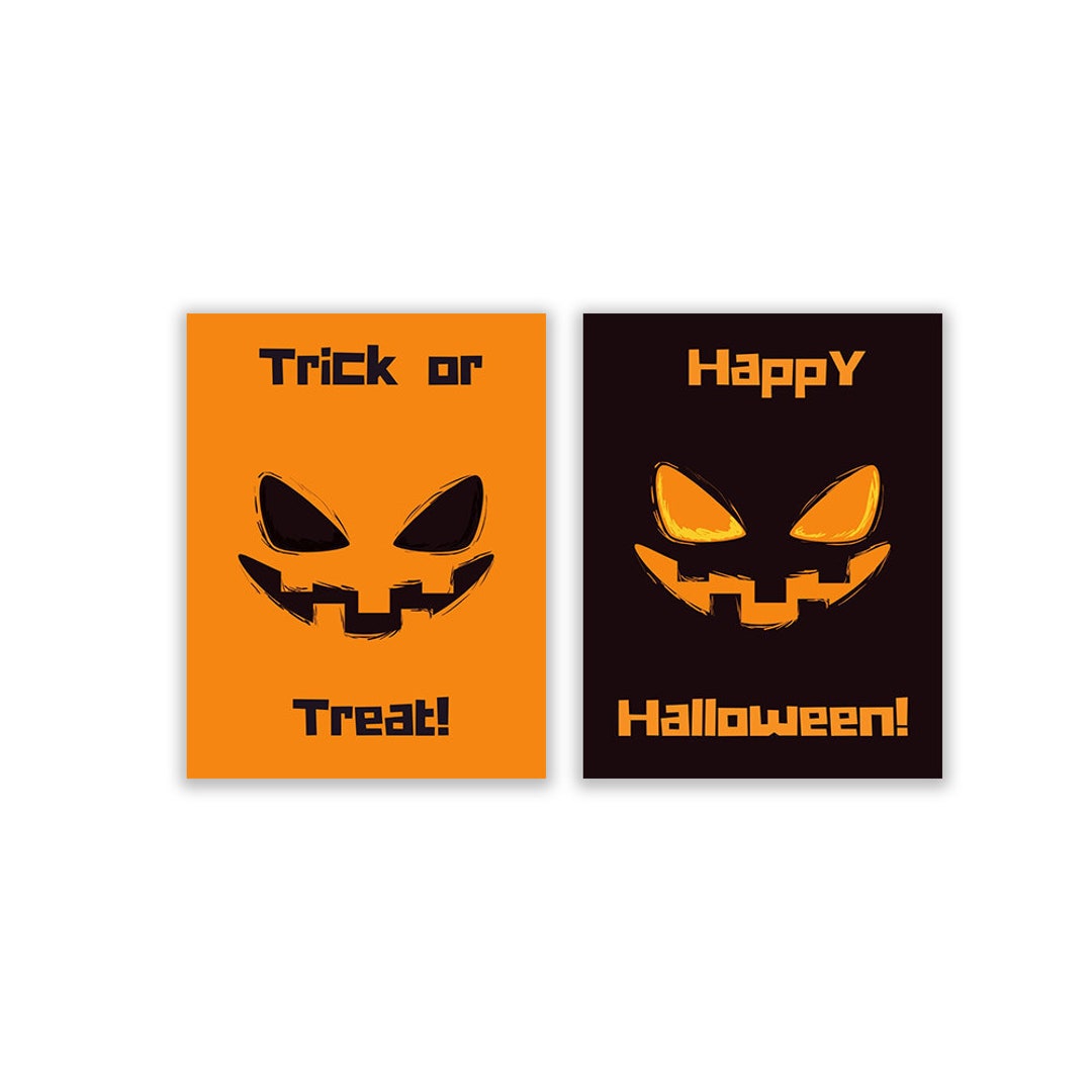 Trick or Treat Happy Halloween Printables Instant Download Set of 2 ...