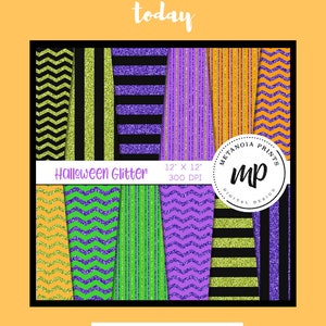 Halloween Digital Paper Paper Digital Instant Download Scrapbooking ...