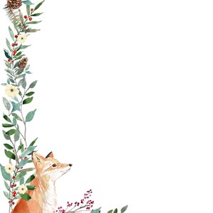 Printable Stationery Papers | Digital Download Stationary | Watercolor ...