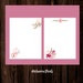 Watercolor Flower Printable Stationery Instant Digital - Etsy