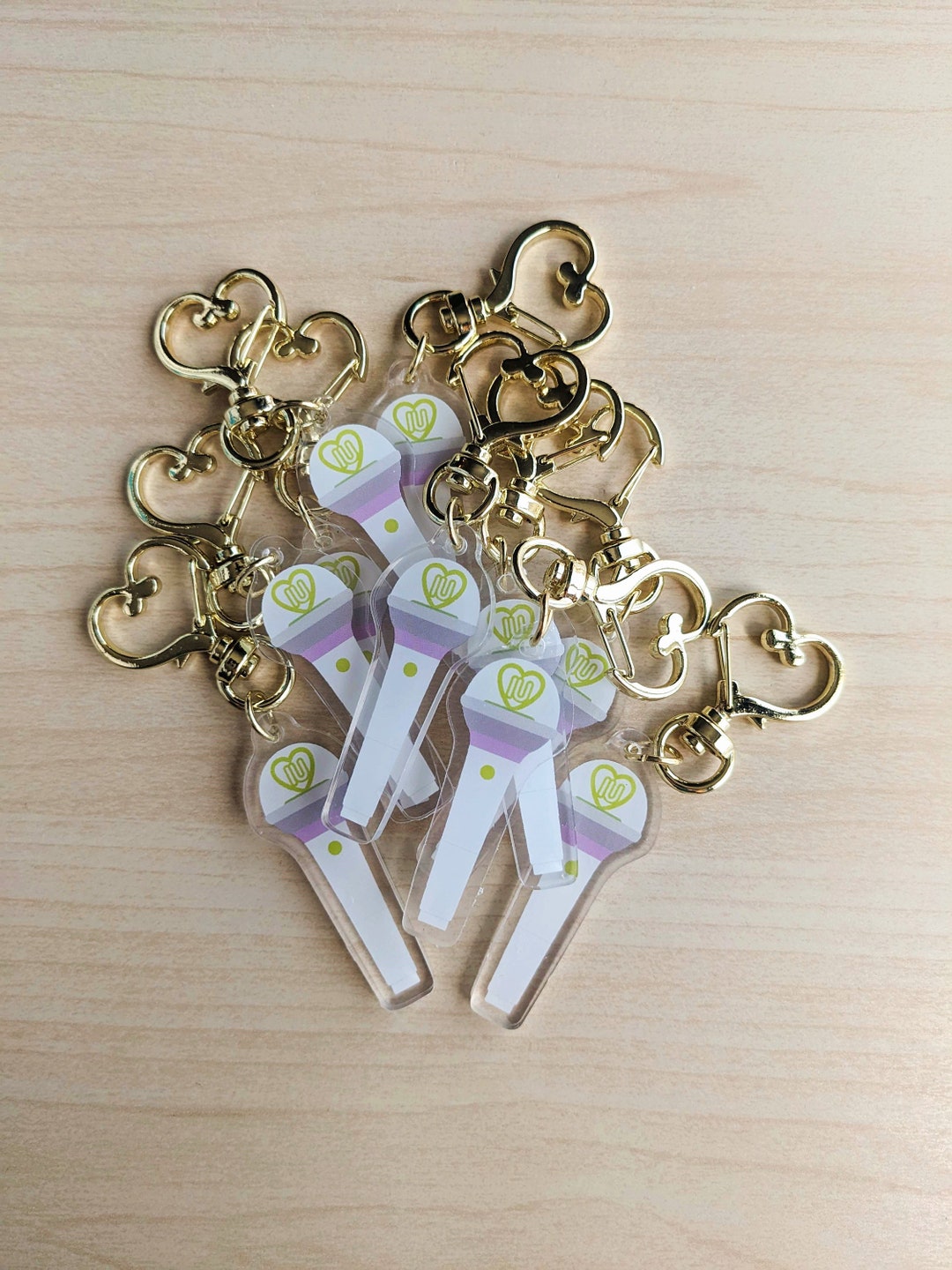 IU Light Stick I-ke 2" Keychain - Etsy