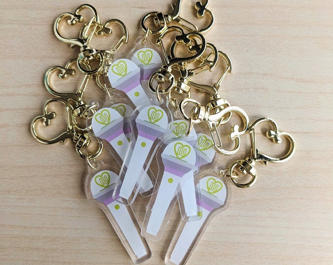 IU Kpop Keychain - Double Sided Photo Frame With Beaded Name Charm ...