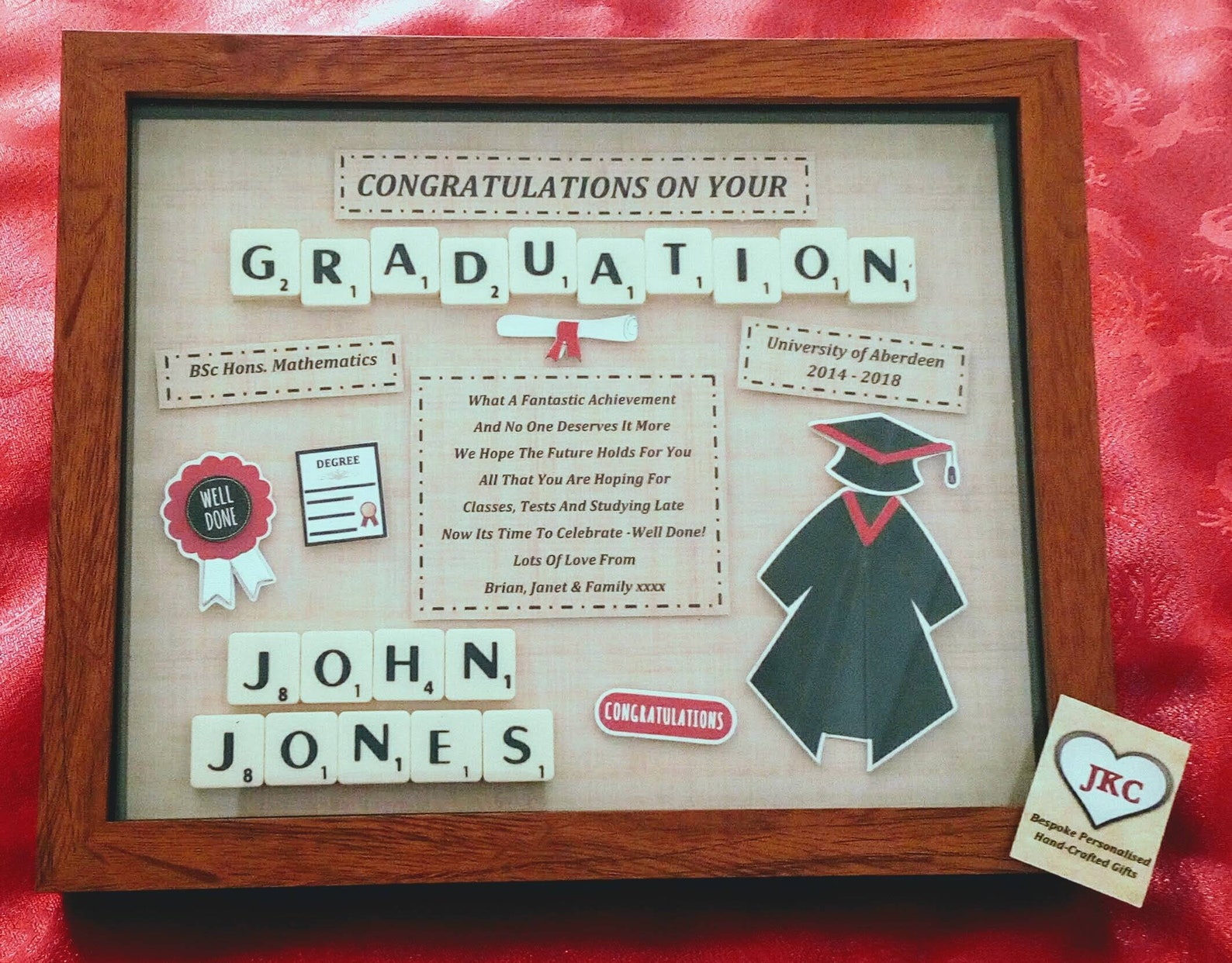 PERSONALISED GRADUATION GIFT Box Frame Keepsake Picture - Etsy