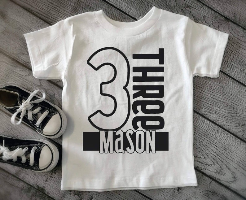 3rd Birthday Shirts Boys 3 year old Birthday Gift Shirt | Etsy