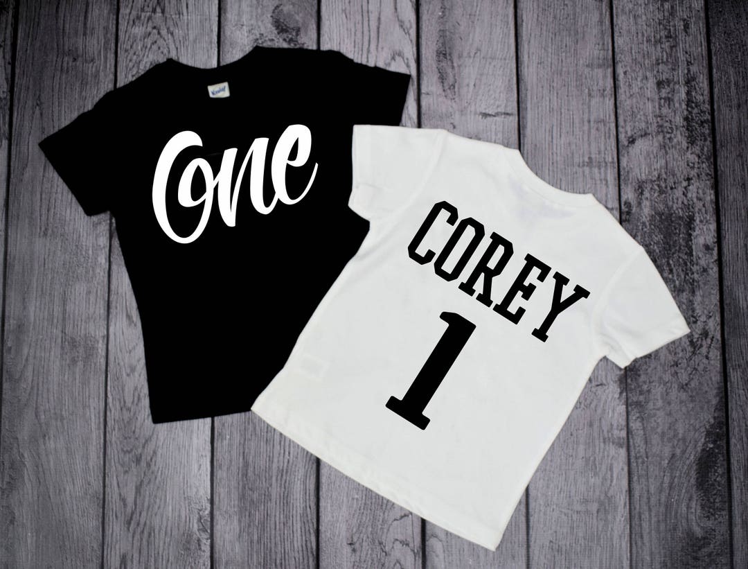 One Birthday Shirt Boy, 1st Year Birthday Shirt, First Birthday Shirt ...