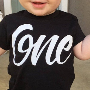 One Birthday Shirt Boy, 1st Year Birthday Shirt, First Birthday Shirt ...