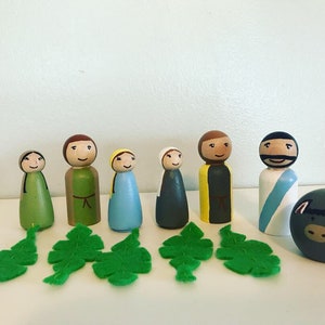 Holy Week Peg Doll Set - Etsy