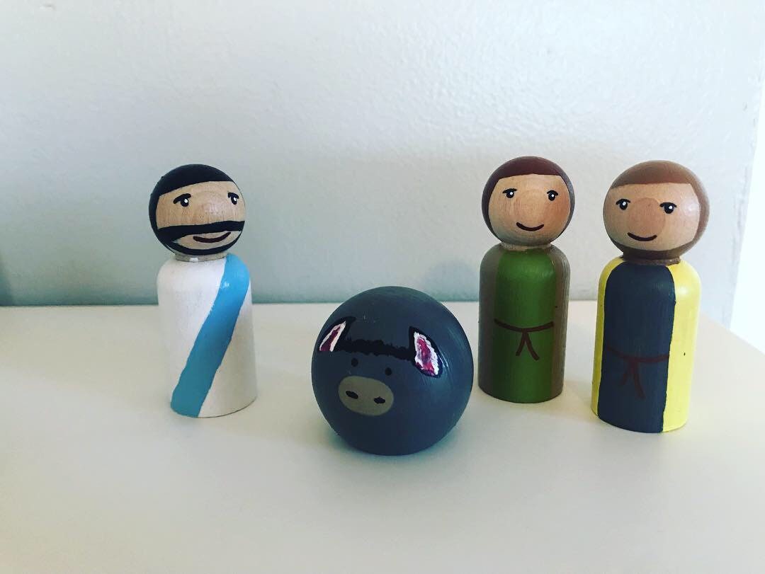 Holy Week Peg Doll Set - Etsy