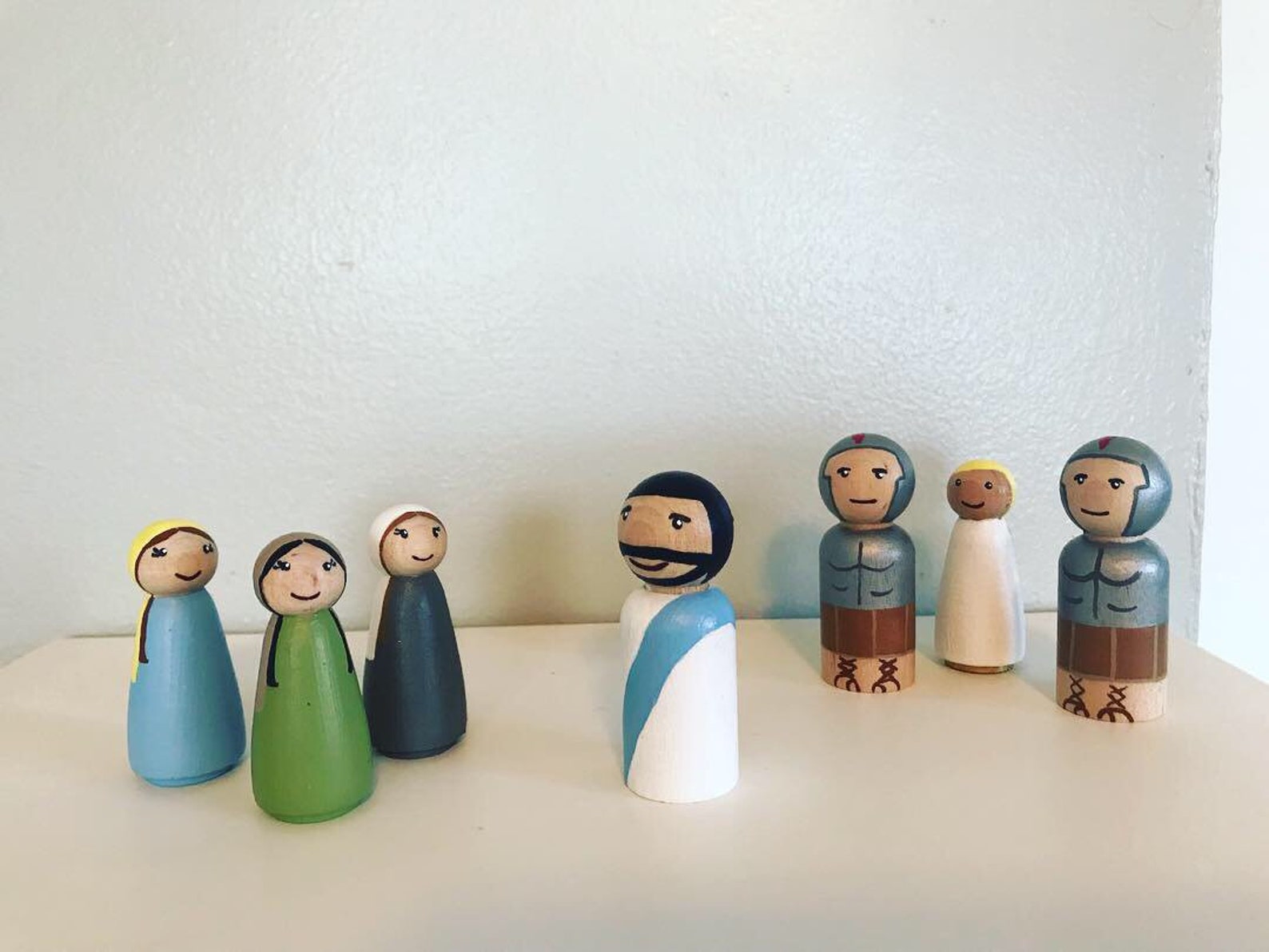 Holy Week Peg Doll Set - Etsy