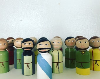 12 Apostles of Jesus Game - Cute Original Watercolor Art Print - Sunday ...