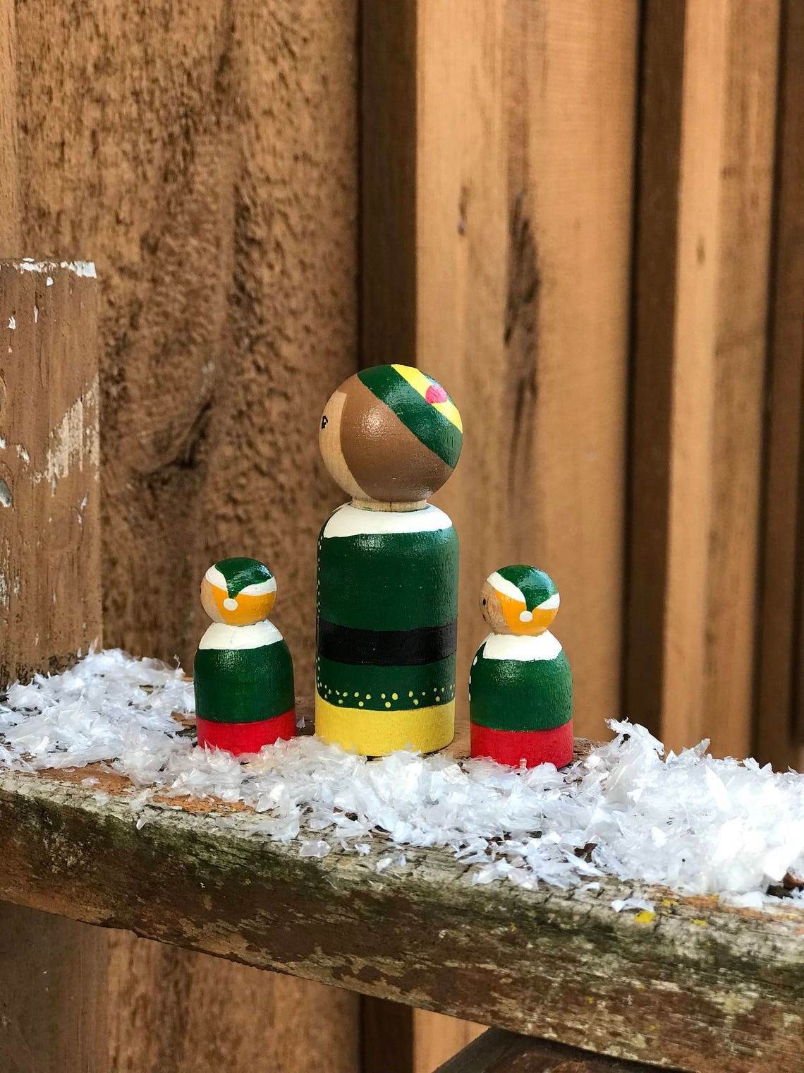 Christmas Peg Doll Sets - Etsy