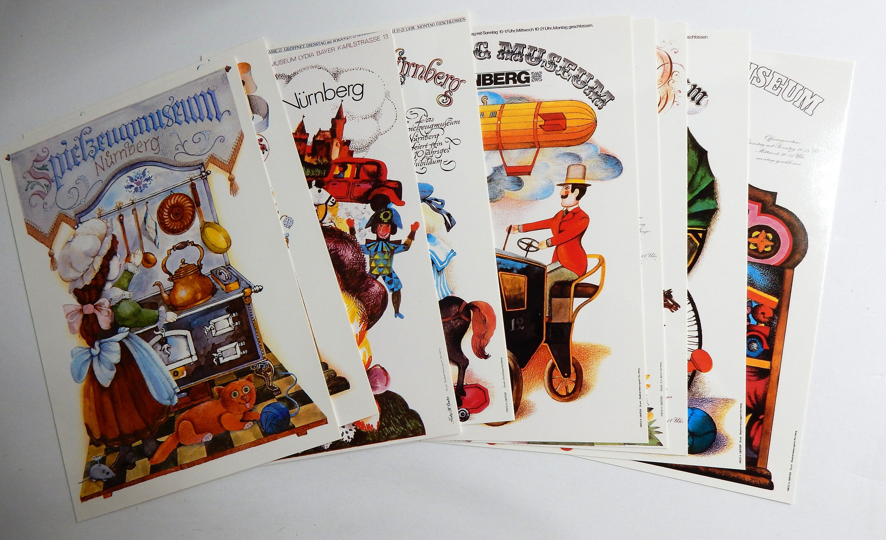 Spielzeug Toy Museum Postcard Set 1971 - Etsy