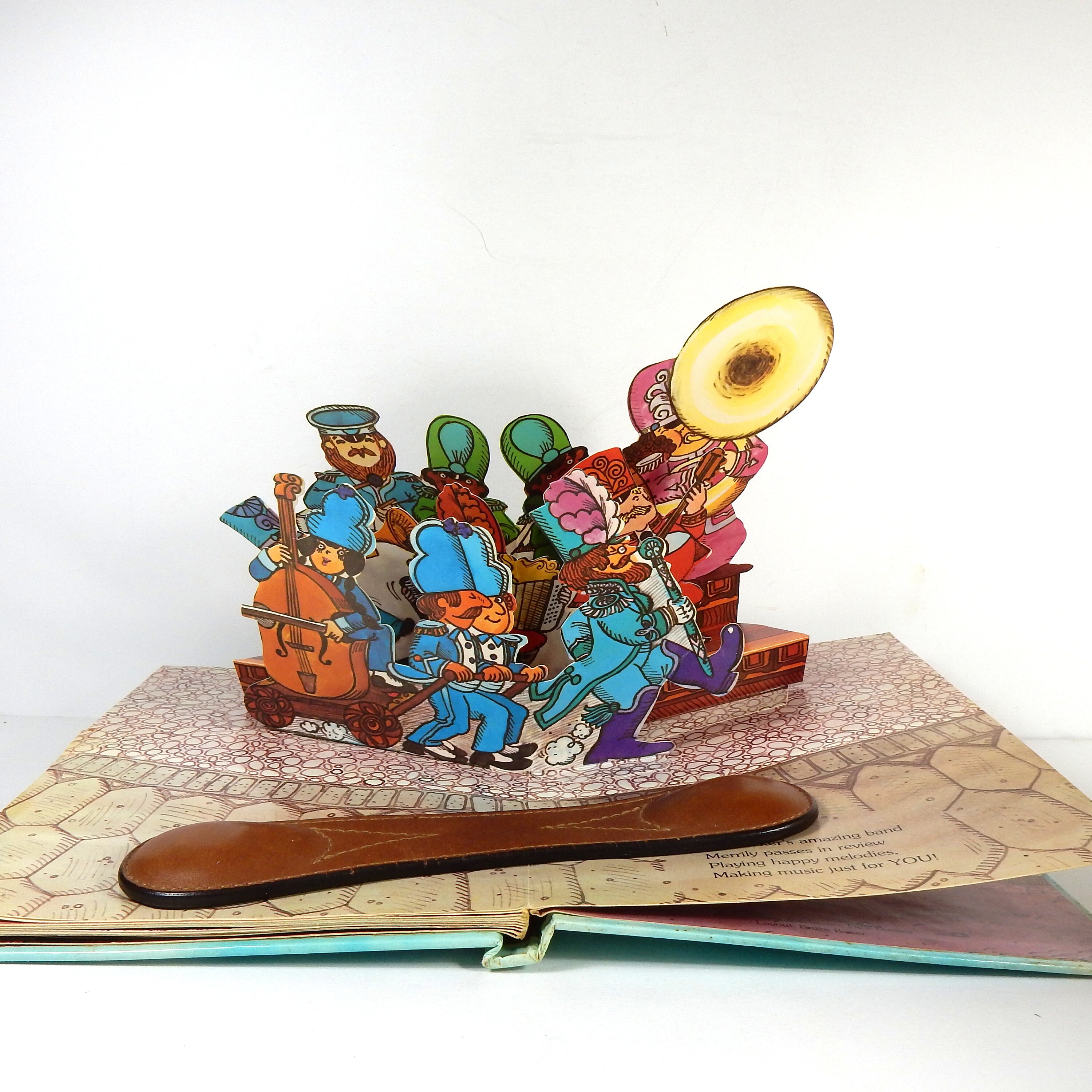 Vintage 1970 Hallmark Pop-up Book Mr. Backer's Amazing Marching Band ...