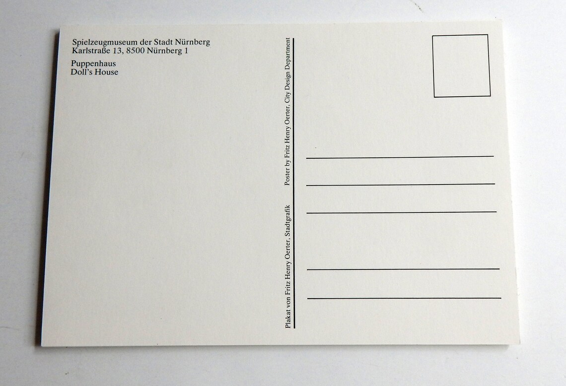 Spielzeug Toy Museum Postcard Set 1971 - Etsy