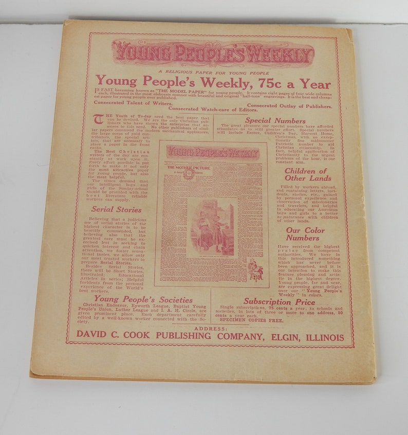 1898 the Prince of the House of David Vintage Booklet - Etsy