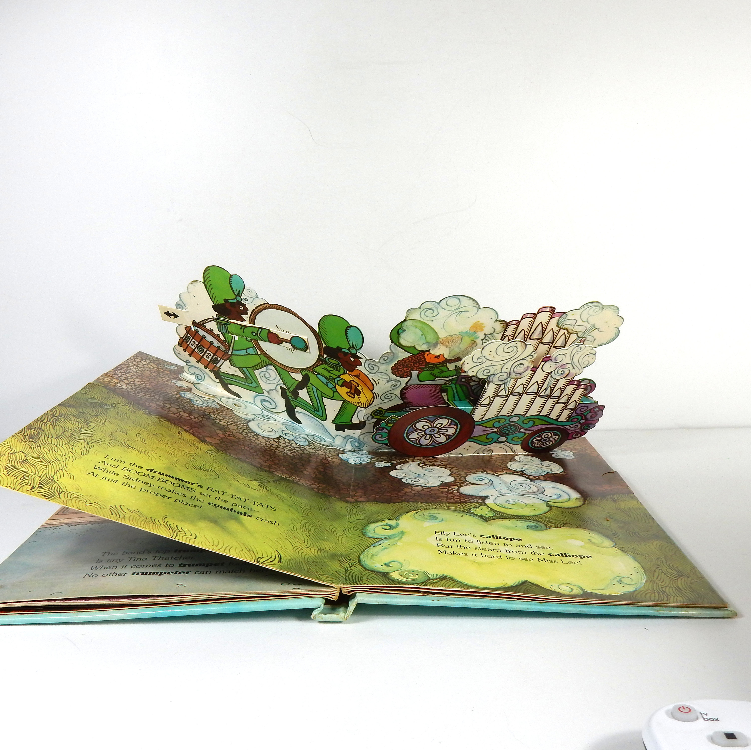 Vintage 1970 Hallmark Pop-up Book Mr. Backer's Amazing Marching Band ...