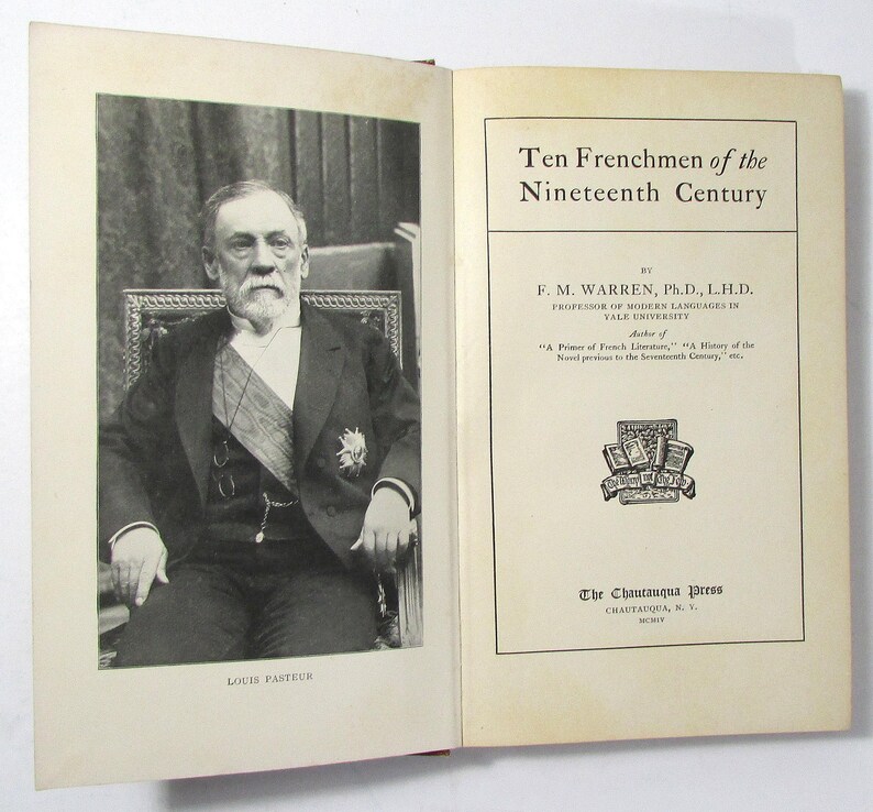 Antique History Ten Frenchmen of the Nineteenth Century by Frederick M ...