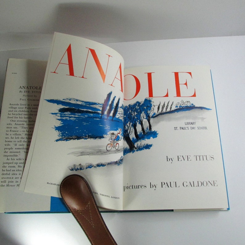 Anatole 1956 Vintage Childrens Book - Etsy