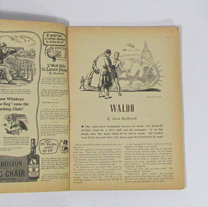 Robert A Heinlein "waldo" 1st Appearance in Print Astounding Science ...
