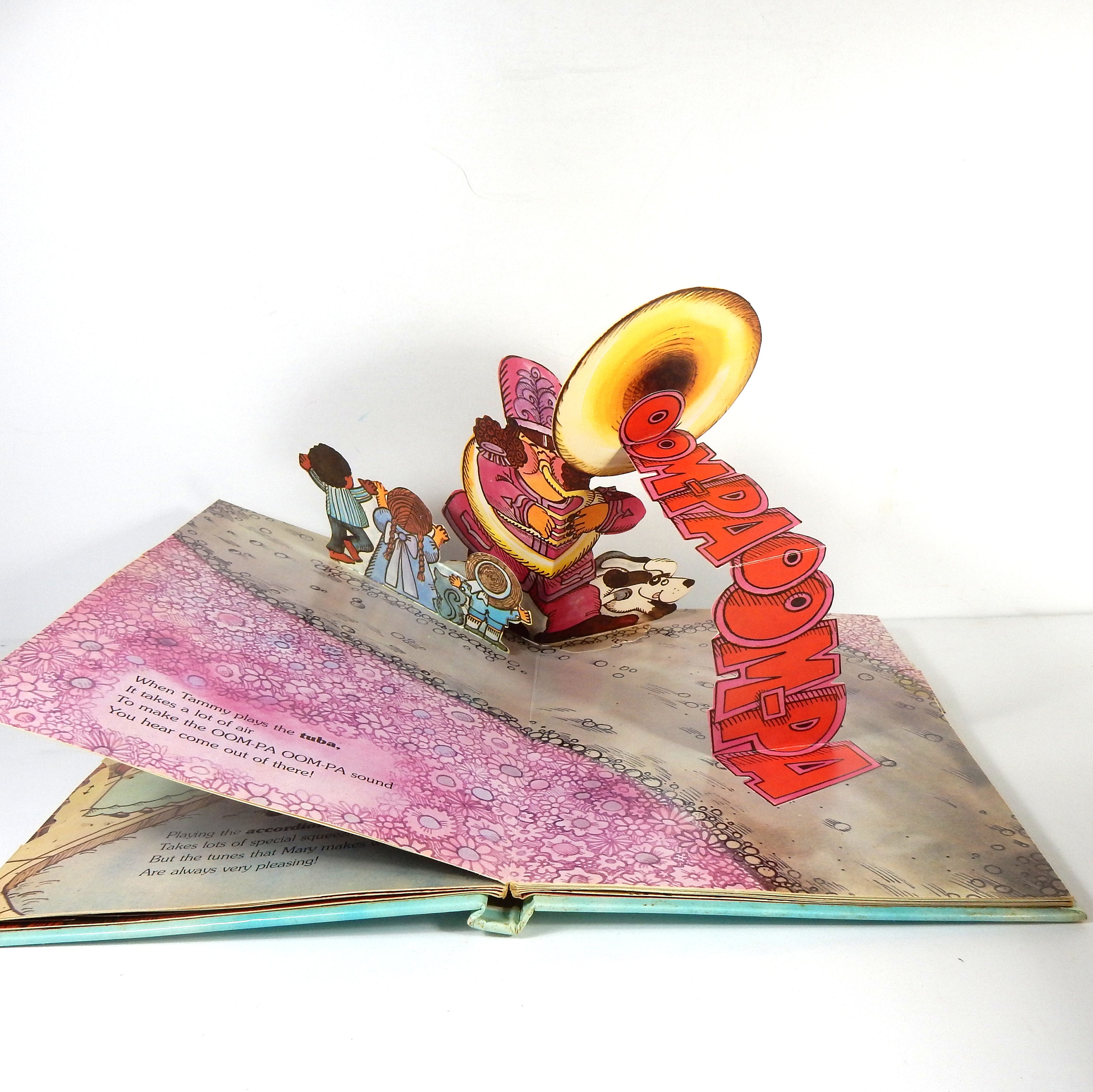 Vintage 1970 Hallmark Pop-up Book Mr. Backer's Amazing Marching Band ...