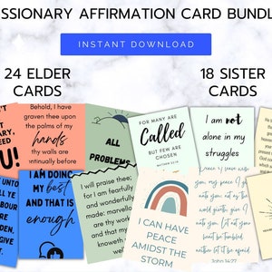 20 Daily Bible Affirmation Cards Bible Verse Cards Christian ...