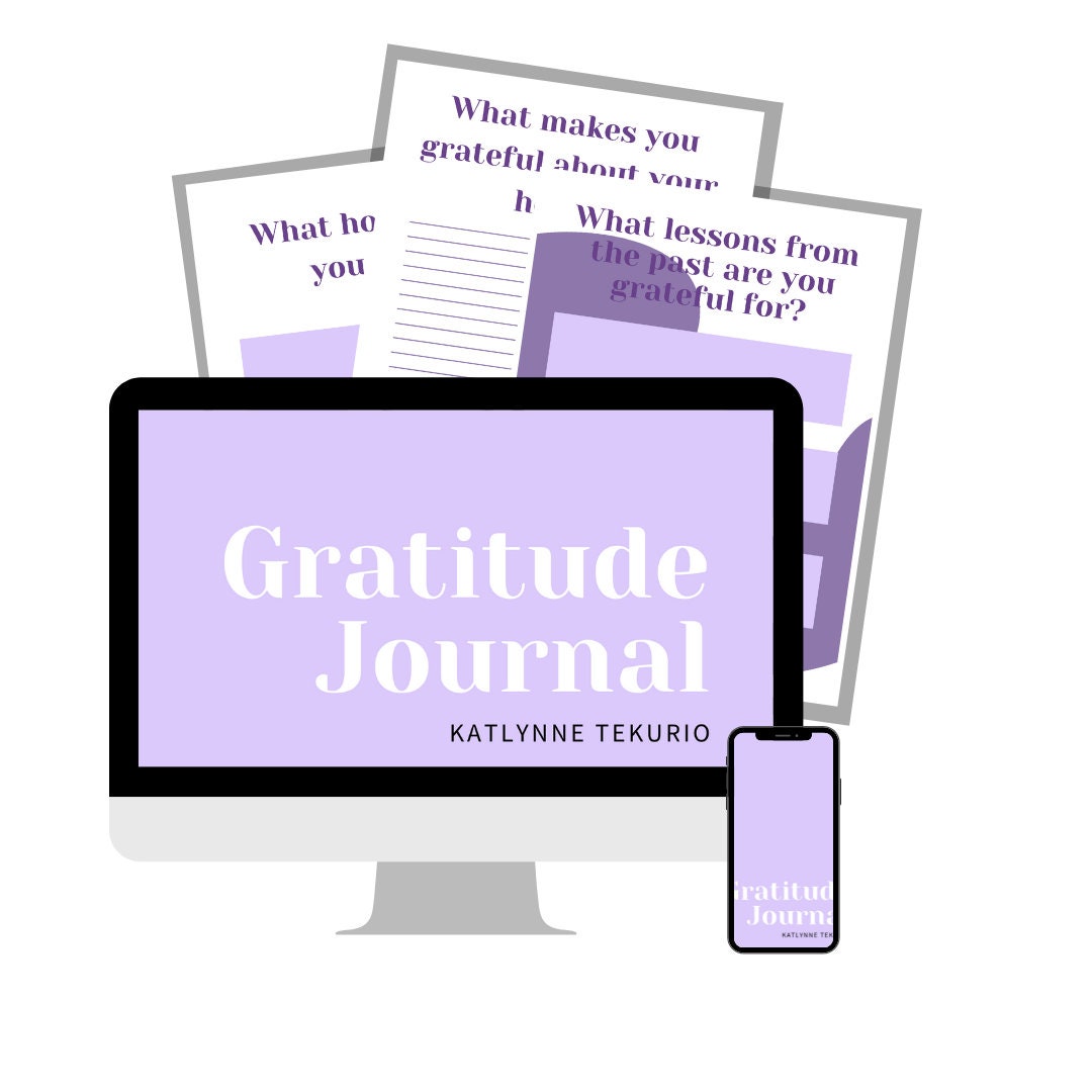 30-day Printable Gratitude Journal | 30 Days Worth of Daily Gratitude ...