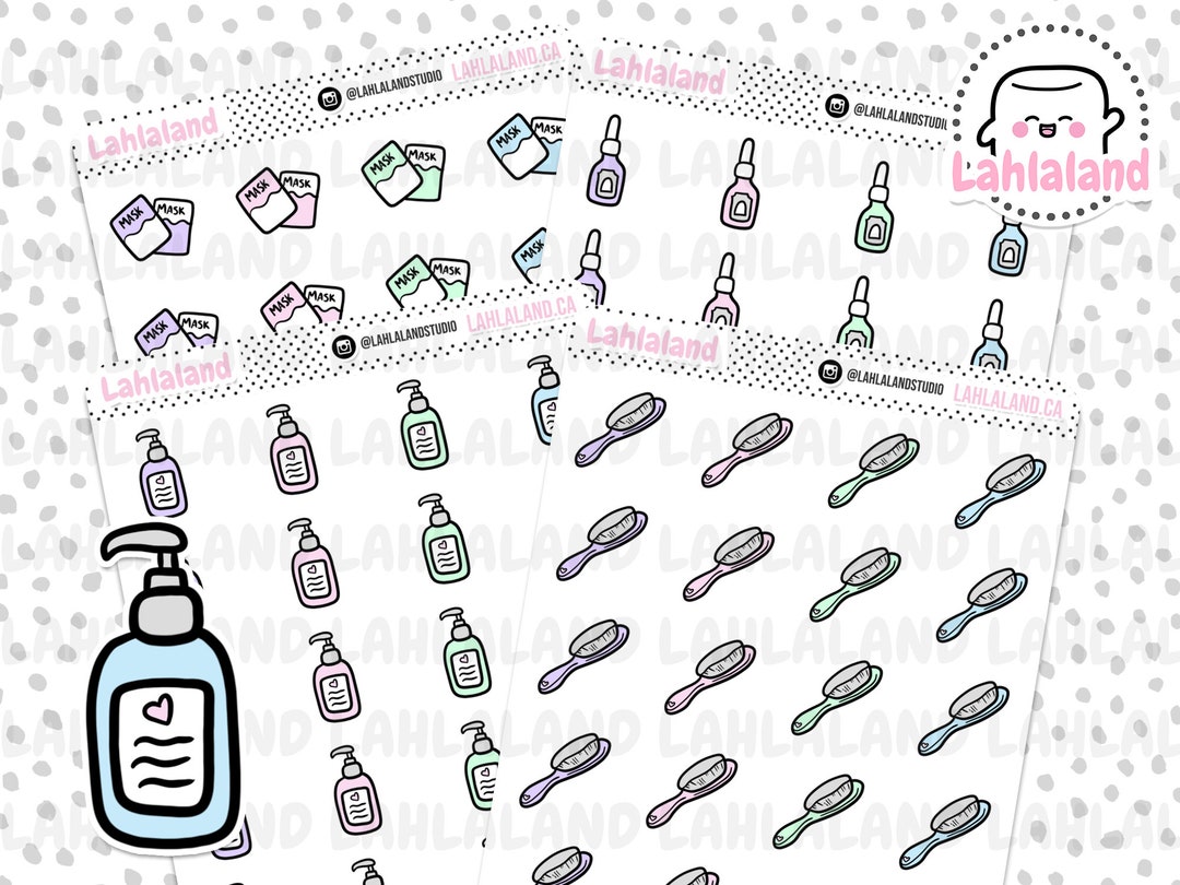 Self Care Digital Stickers, Self Care Stickers, Hygiene Printable ...