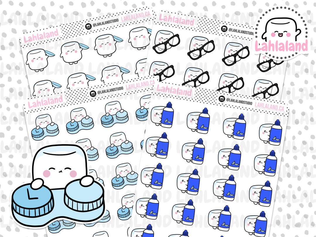 Contact Digital Stickers, Contacts Stickers, Contact Printable Stickers ...