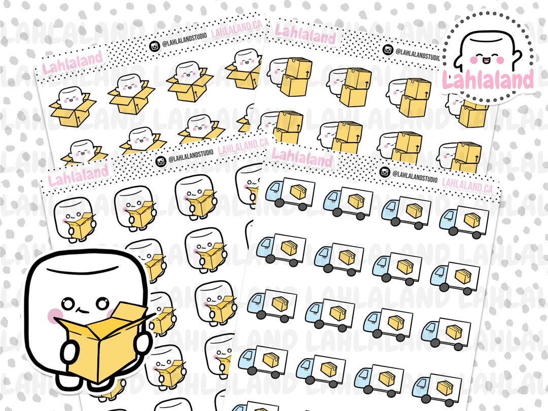 Moving Digital Stickers, Moving Stickers, Printable Stickers, Pre ...