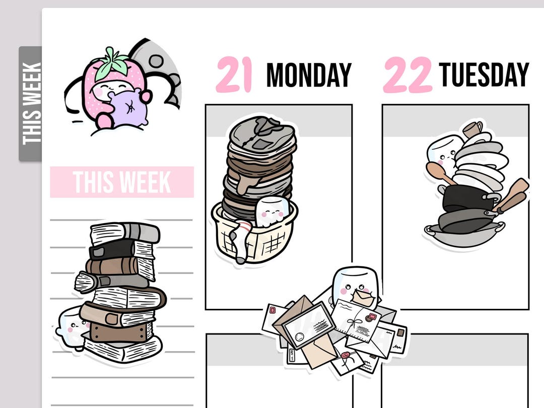 Stack Digital Stickers, Goodnotes Stickers, Stack Stickers, Printable ...