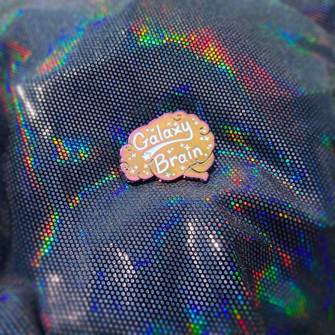 Galaxy Brain Enamel Pin - Etsy