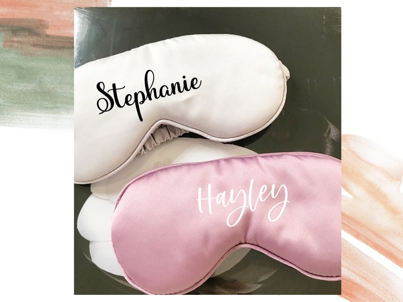 Personalized Custom Sleep Masks Bridesmaids Gift Gift for - Etsy