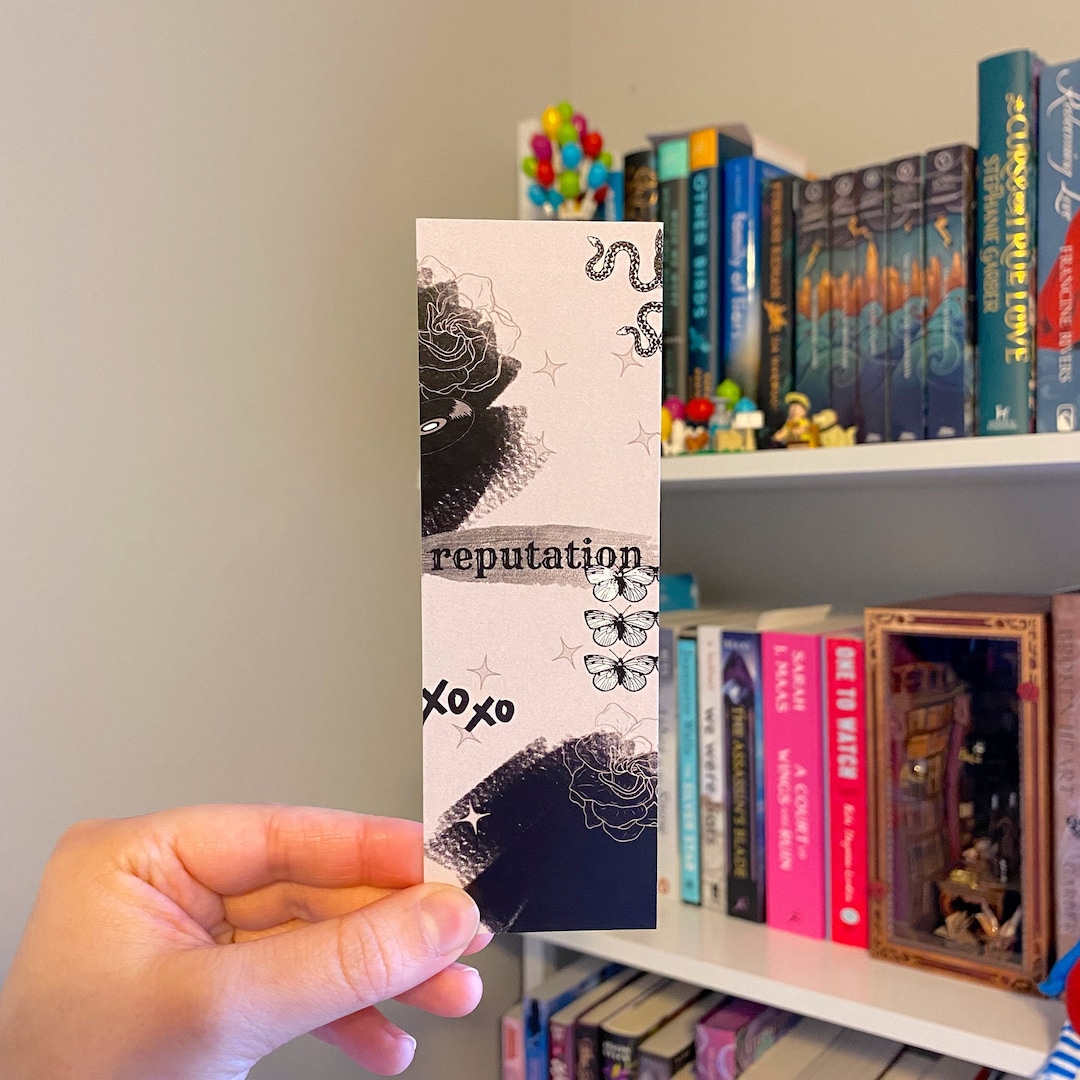 Reputation Bookmark Taylor Swift Bookmarks Cute Bookmarks Book Lover ...