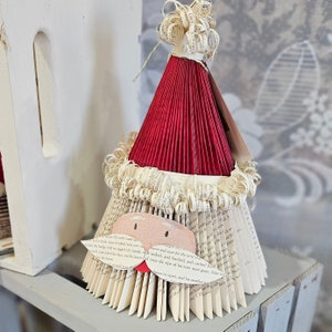 Book Page Santa - Etsy