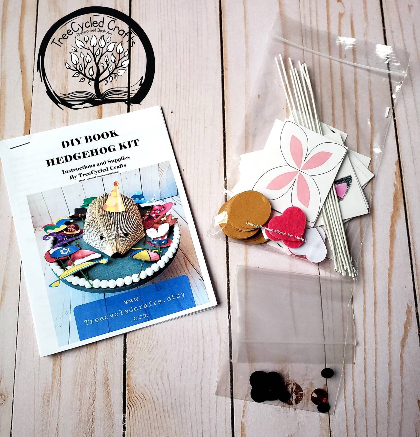 DIY Book Folding Craft Kithandmade Activity Kit Easy at Home - Etsy