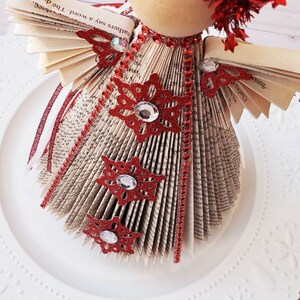 Repurposed Book Angel - Regular Table Top, Custom Color, Book Angel ...