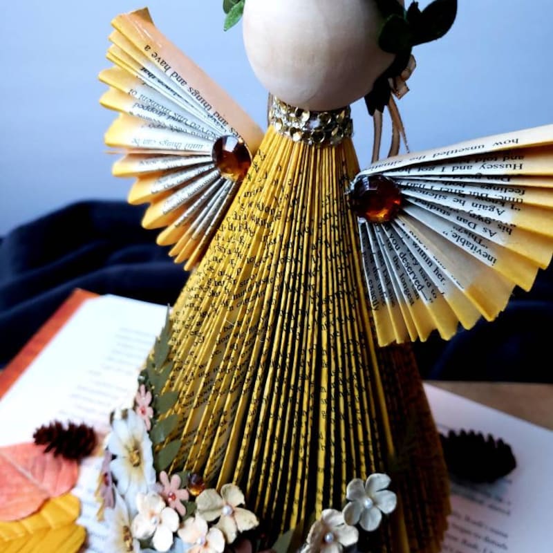 Repurposed Book - Etsy