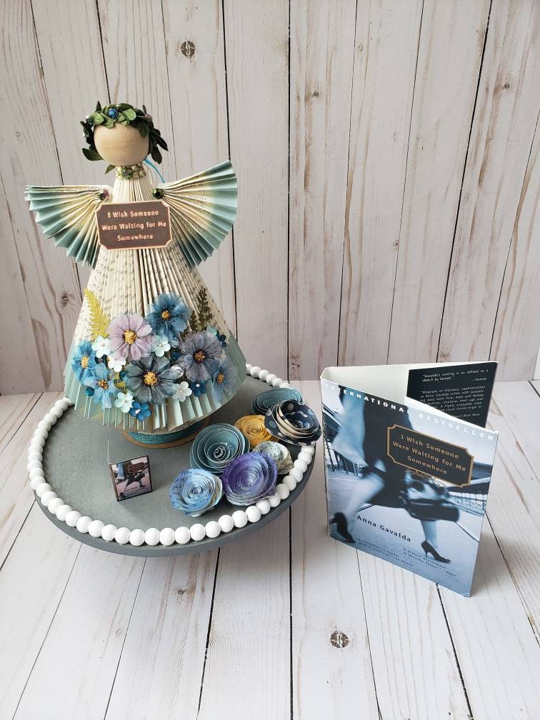 Custom Repurposed Book Angel - Made From a Book Supplied by the ...