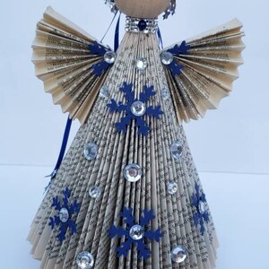 Repurposed book Angel Regular Table top Custom Color book | Etsy