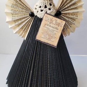 RBG Angel Tree Topper, RBG Doll, Memorial, Supreme Court, Book Angel ...